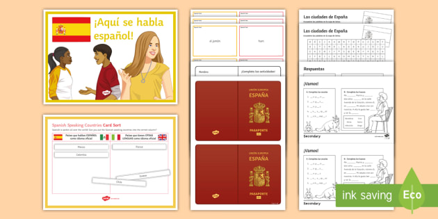 Spanish Open Evening Activity Pack (teacher made)