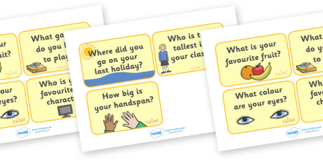Question Prompt Cards