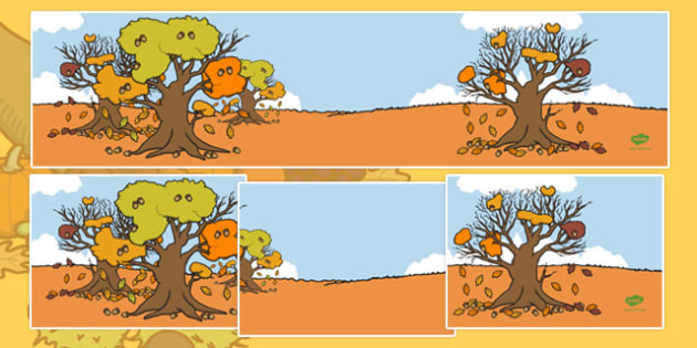 Small World Background (Autumn) (teacher made)