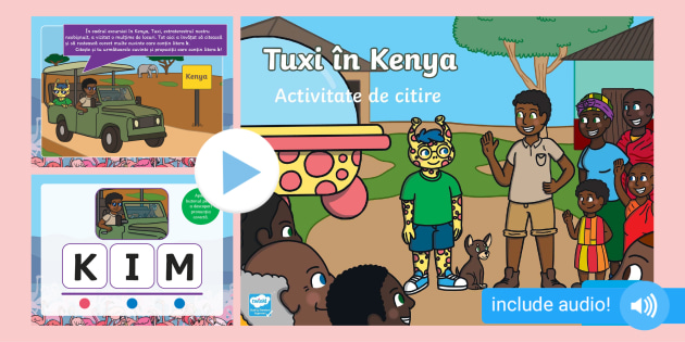 Tuxi în Kenya – Activitate de citire (teacher made)