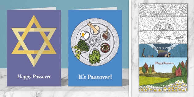 Passover Cards | Twinkl Party (Teacher-Made)
