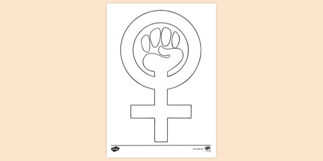 FREE! - Educational Colouring Page For Girls | Colouring Sheets