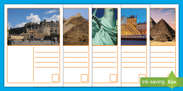 FREE! - Travel Postcards (Teacher-Made)