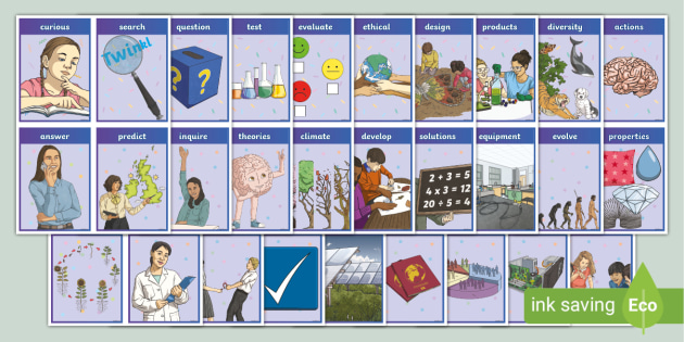 CfW: Science and Technology Display Vocabulary - Twinkl