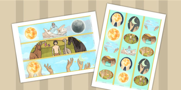 Jewish Christian Creation Story Display Borders