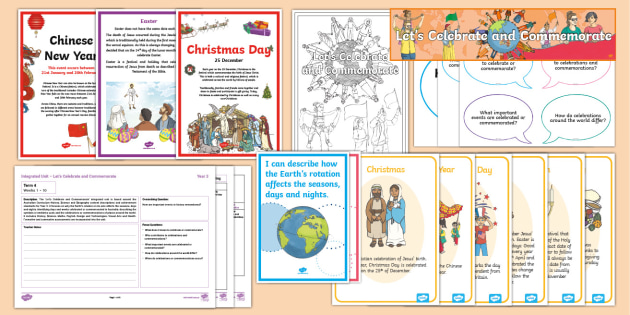 Unit Display Pack: Let’s Celebrate and Commemorate