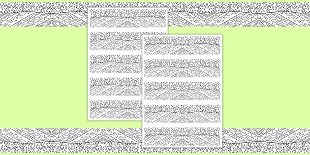 Stained Glass Window Display Border