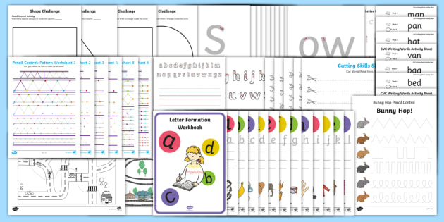 Parents Fine Motor Skills and Pencil Control Pack