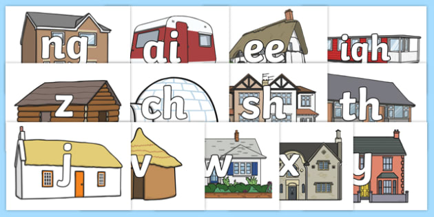 Phase 3 Sounds on Houses and Homes Display Cut Outs