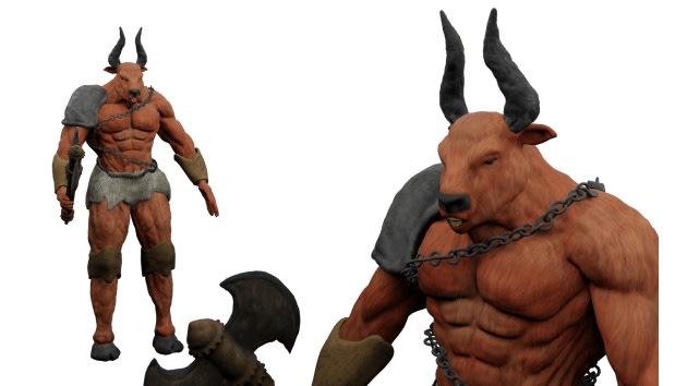 Minotaur Augmented Reality (AR) Quick Look Model