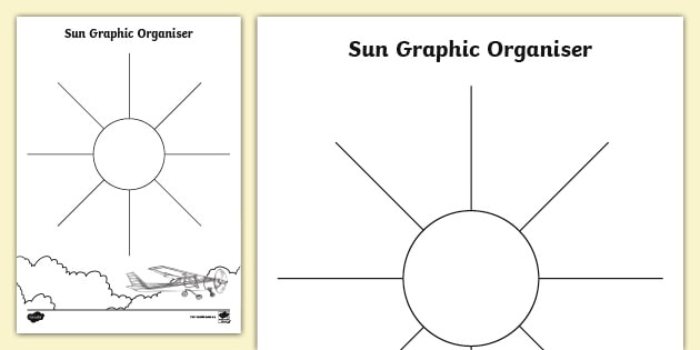 Sun Graphic Organiser - Primary Teaching Resource