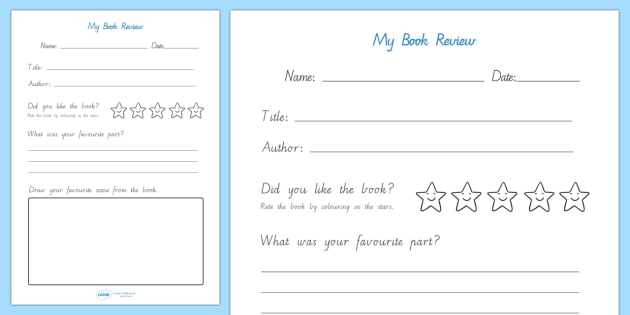 FREE! - Book Review Handwriting Lines - books, handwriting, lines, guides