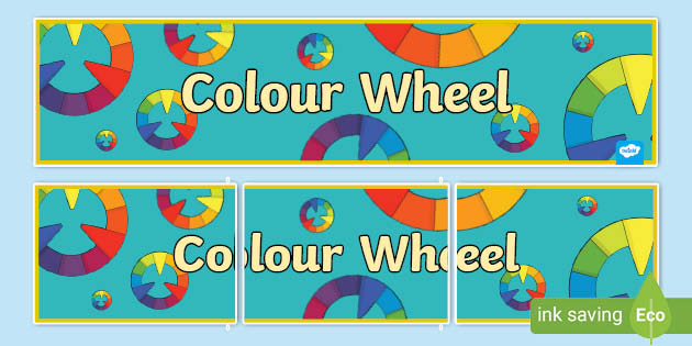 Colour Wheel Display Banner | Arts - Save Time!