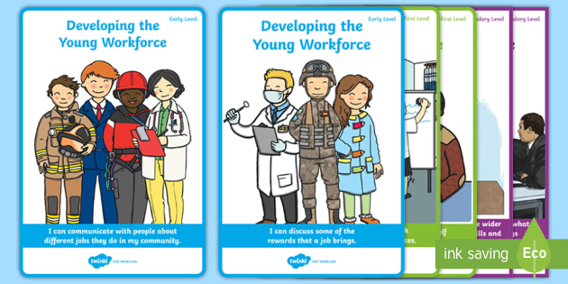 Developing the Young Workforce 'I Can' Display Posters