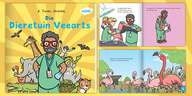 FREE! - Die Dieretuin Veearts eBoek (teacher made)