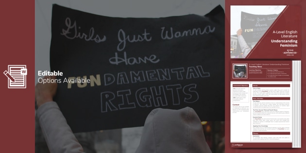 Understanding Feminism A Level English Literature Beyond