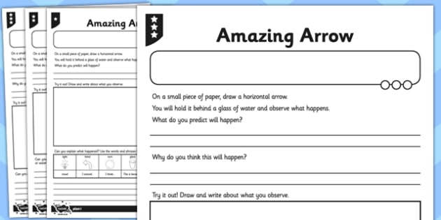 Worksheet / Worksheet Amazing Arrow Investigation