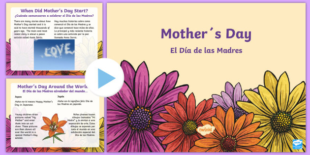 Mother's Day PowerPoint English/Spanish (teacher made)