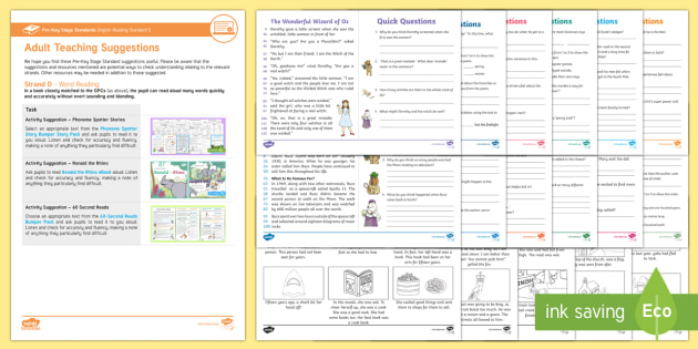 Pre-Key Stage Standards English Language Comprehension and Reading ...