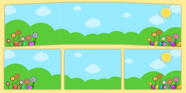 Easter Small World Background