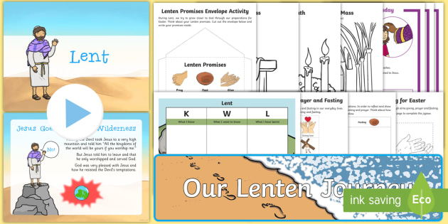 CfE Lent First Level Resource Pack (teacher made)