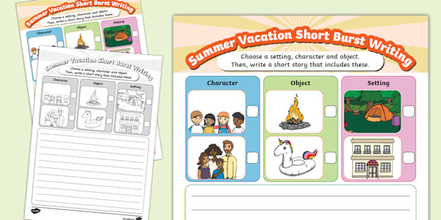 Summer Writing Templates | twinkl.co.uk