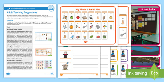 Pre-Key Stage Standards English Writing Standard 3 Strand B Resource Pack