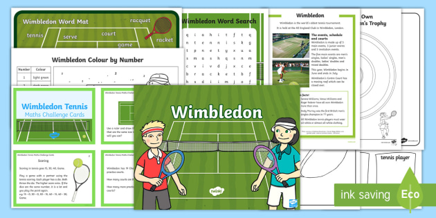 KS1 Wimbledon Resource Pack (teacher made)