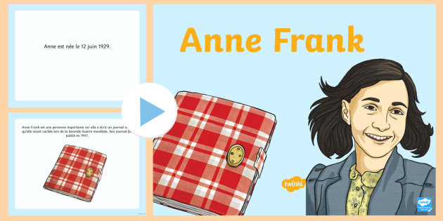 PowerPoint : Anne Frank (teacher made)