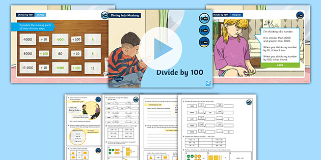 👉 White Rose Maths Compatible Year 4 Divide by 100