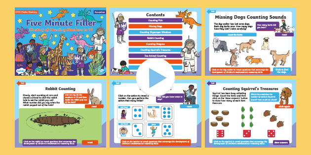 EYFS Five Minute Filler Counting PowerPoint 1 (Reception) EYFS Five Minute Filler Counting PowerPoint 1 (Reception)
