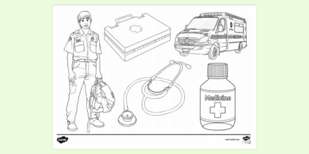 FREE! - Medical Colouring | Colouring Sheets (teacher made)