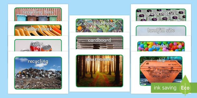 Recycling Display Photos (teacher made)