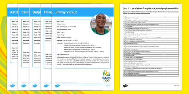 Quiz : Les athlètes olympiques français