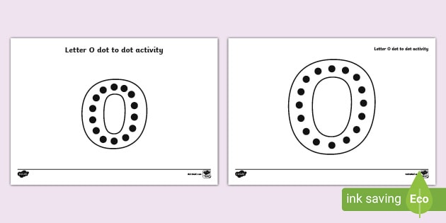 FREE! - Dot to Dot Alphabet O Activity Sheet - Educational Resource