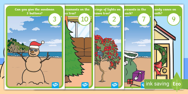 Christmas Counting Poster (teacher made)