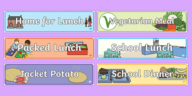 👉 Lunch / Dinner Time Self-Registration Banners