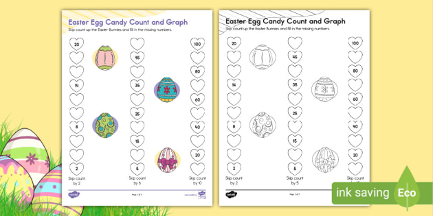 FREE! - Easter Bunny Skip Counting Activity (teacher made)