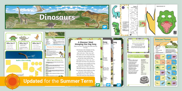 Childminder Dinosaur EYFS Resource Pack (teacher made)