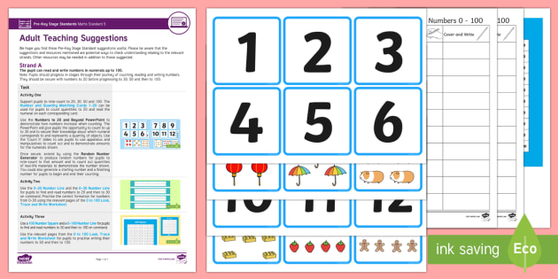 Pre-Key Stage Standards Maths Standard 5 Strand A Resource Pack