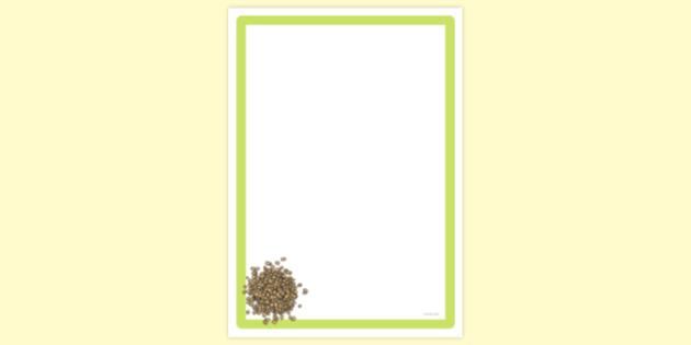 FREE! - Oats Page Border | Page Borders | Twinkl