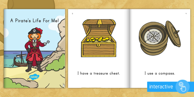 Pirates Emergent Reader eBook - pirates, Pirate, emergent reader, ebook
