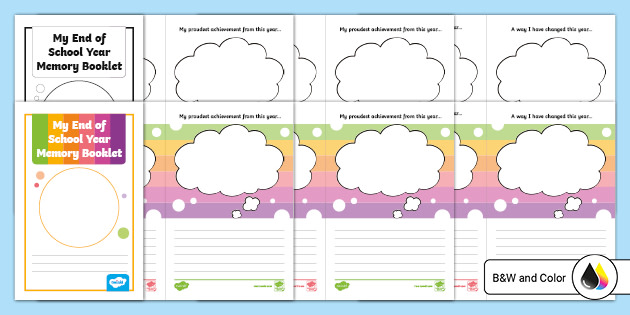 End of School Year Memories Book - Twinkl USA (teacher made)