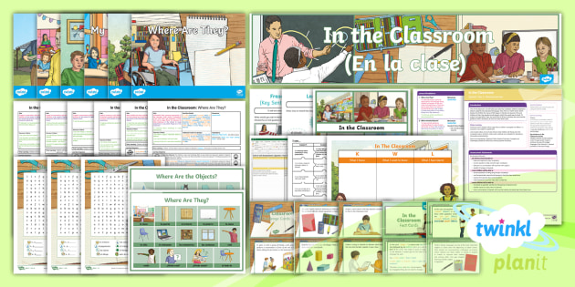 PlanIt Year 5 Spanish Lesson Plans Pack: In the Classroom