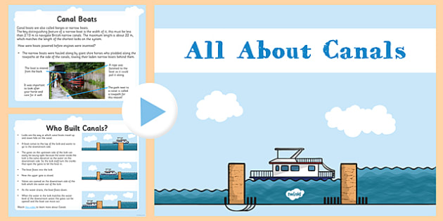 All About Canals (teacher made)