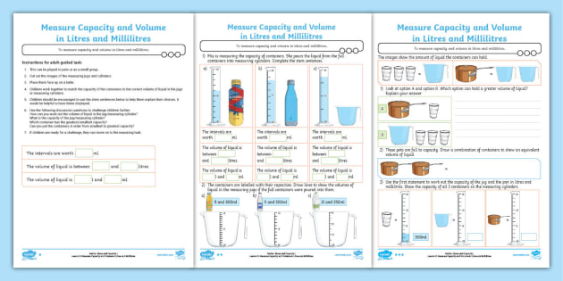 Volume Practices | twinkl.com.au