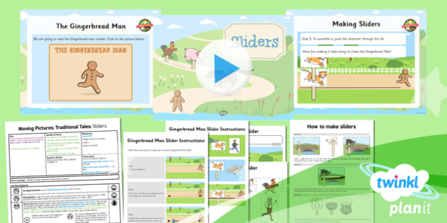 D&T: Moving Pictures: Traditional Tales: Sliders KS1 Lesson 2
