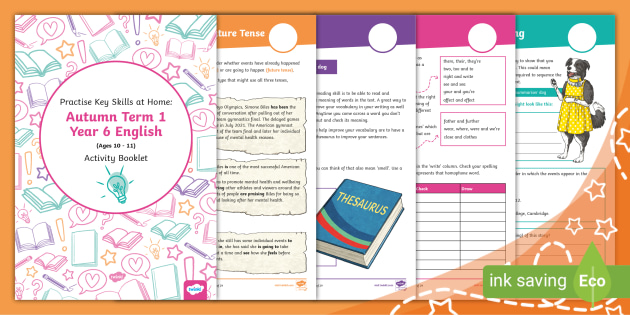 * NEW * Practise Key Skills at Home: Autumn Term 1 Year 6 English