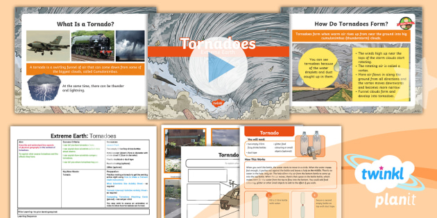 Geography: Extreme Earth: Tornadoes Year 3 Lesson Pack 6