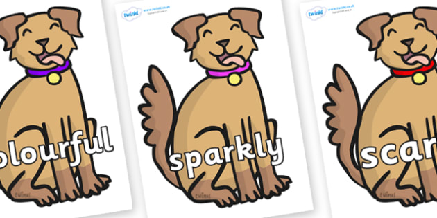 FREE! - Wow Words on Dog (teacher made)